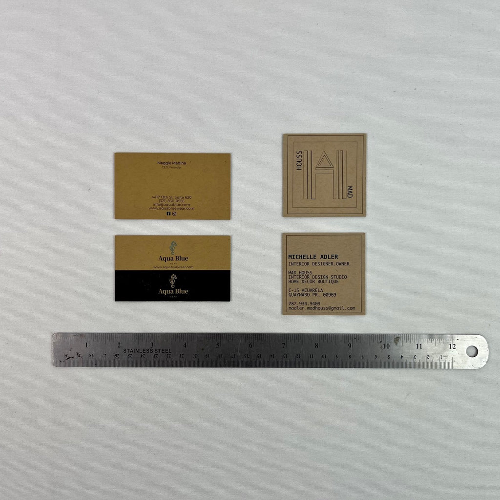 Kraft Paper Business Cards – Master Packaging